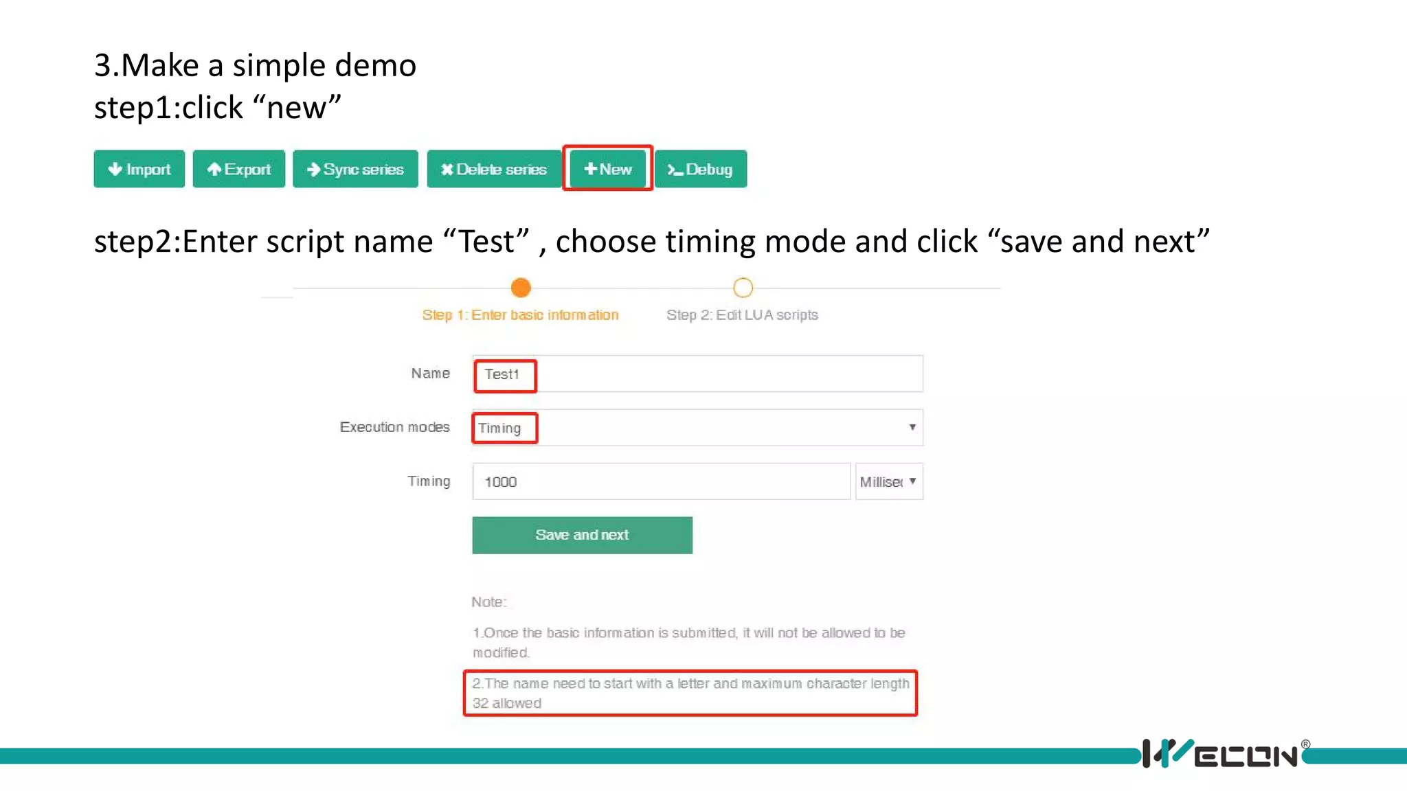 WECON V-BOX Lua Configration | PDF