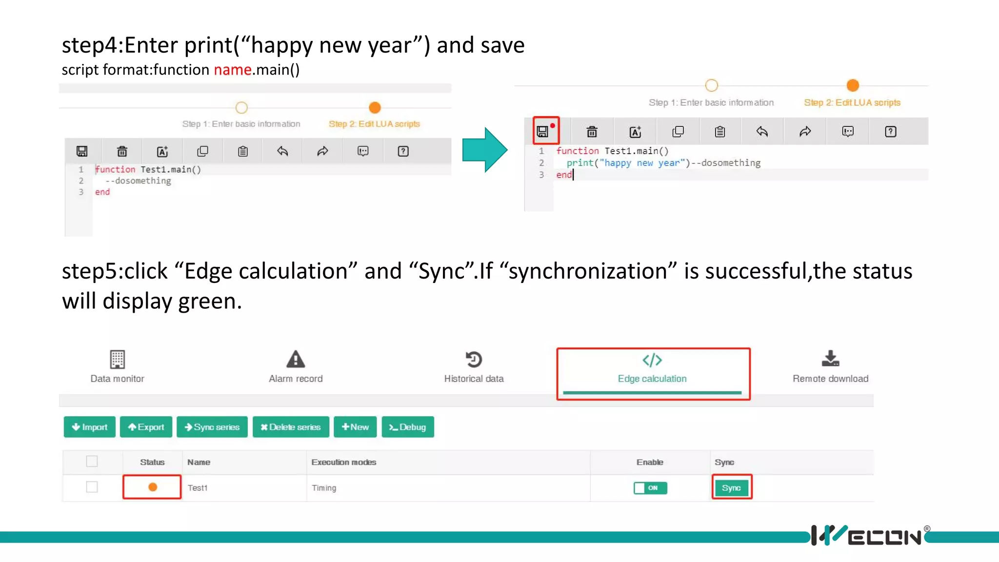 WECON V-BOX Lua Configration | PDF