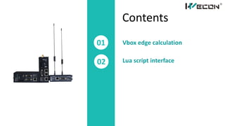 WECON V-BOX Lua Configration | PDF