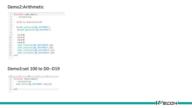 WECON V-BOX Lua Configration | PDF | Programming Languages | Computing
