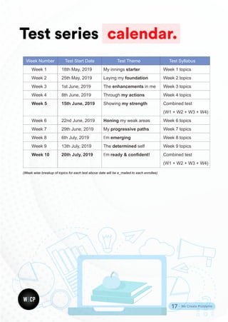 Wecp all-india-test-series-program-brochure | PDF