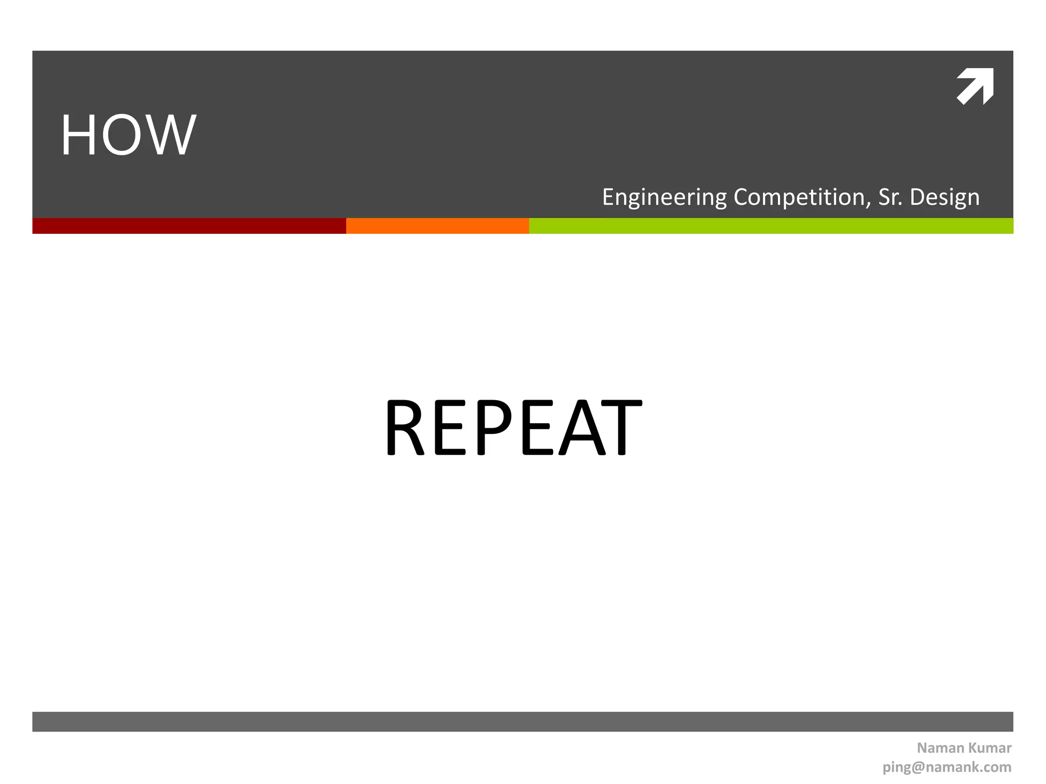 Waterloo Engineering Competition - Senior Design | PPT