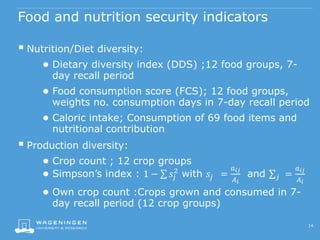 WUR research of food systems | PPTX