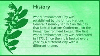 World Environment Day 2014- Importance and Significance | PPTX