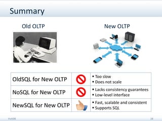 NewSQL vs NoSQL for New OLTP | PDF | Databases | Computer Software and ...