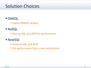 NewSQL vs NoSQL for New OLTP | PDF | Databases | Computer Software and ...