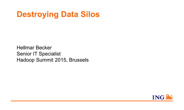 Destroying Data Silos | PPT
