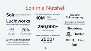 Hadoop-scale Search with Solr | PPT