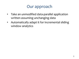Slider: Incremental Sliding Window Analytics | PPT