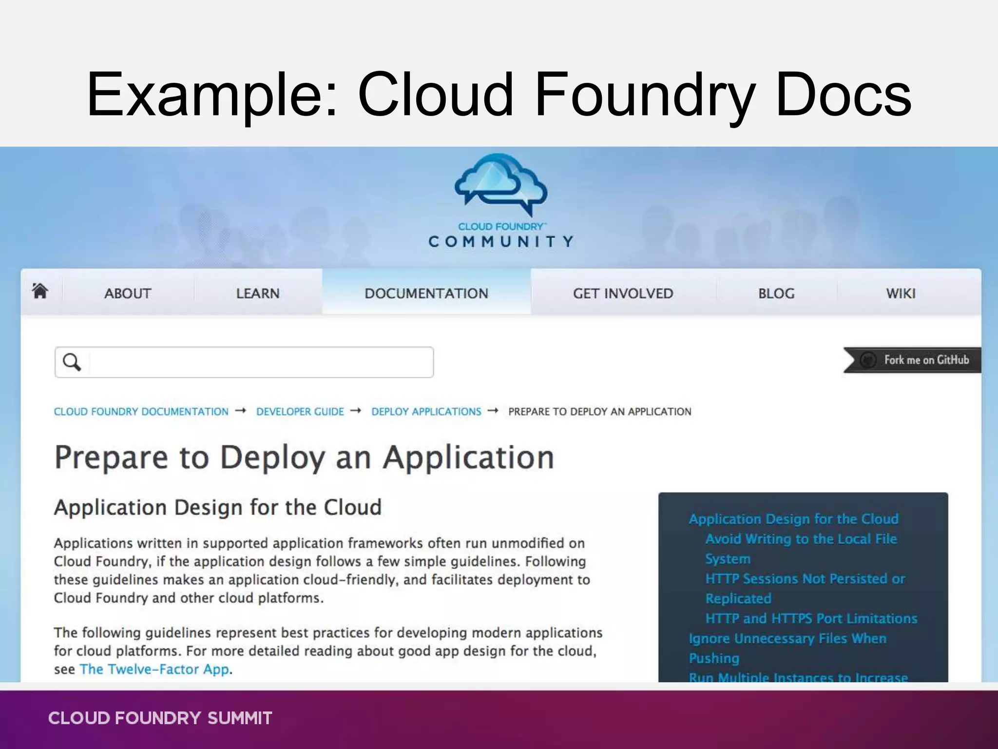 Using PaaS for Continuous Delivery (Cloud Foundry Summit 2014) | PPTX