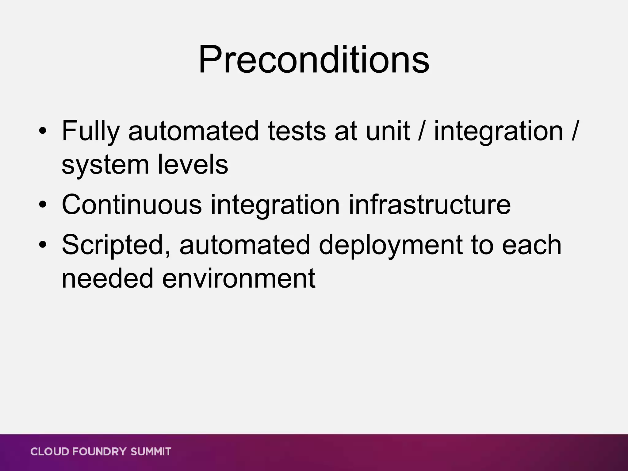 Using PaaS for Continuous Delivery (Cloud Foundry Summit 2014) | PPTX