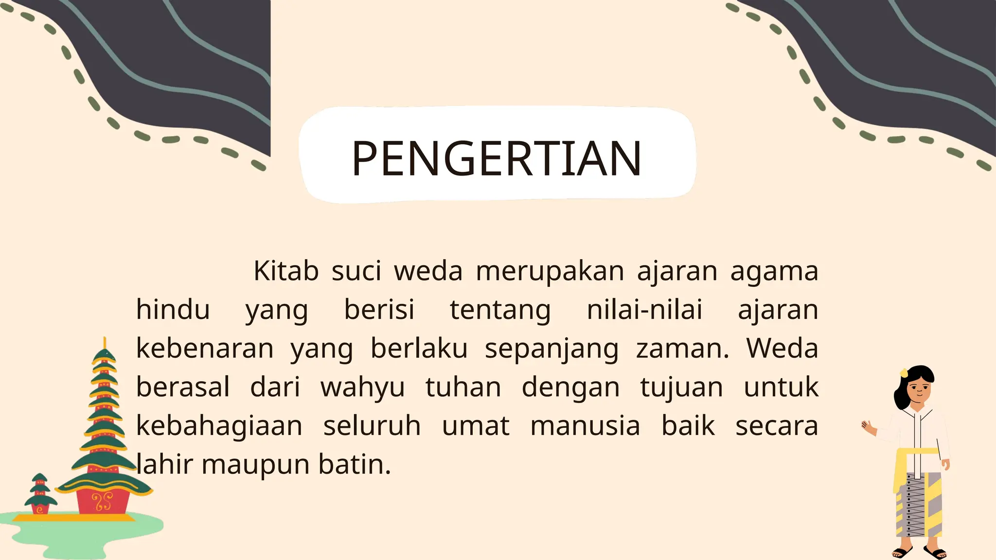 Kitab Suci Weda Agama Hindu Pembelajaran SD | PPTX