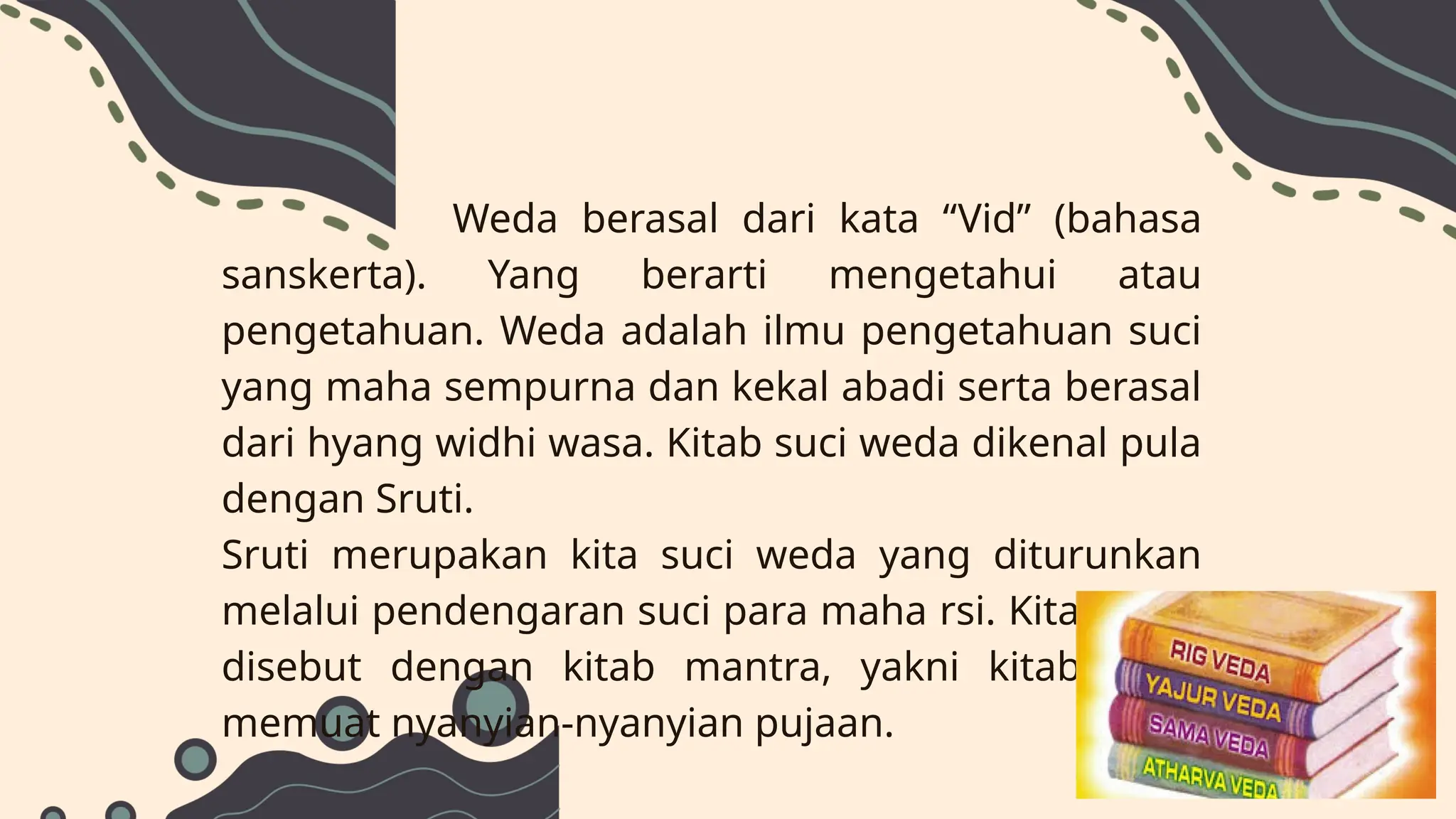 Kitab Suci Weda Agama Hindu Pembelajaran SD | PPTX