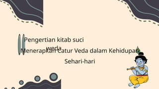 Kitab Suci Weda Agama Hindu Pembelajaran SD | PPTX