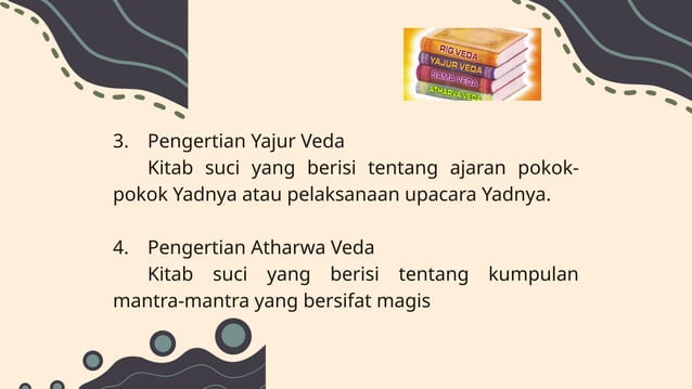 Kitab Suci Weda Agama Hindu Pembelajaran SD | PPTX
