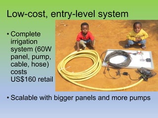Simple, low-cost solar pumping is now a reality | PPT