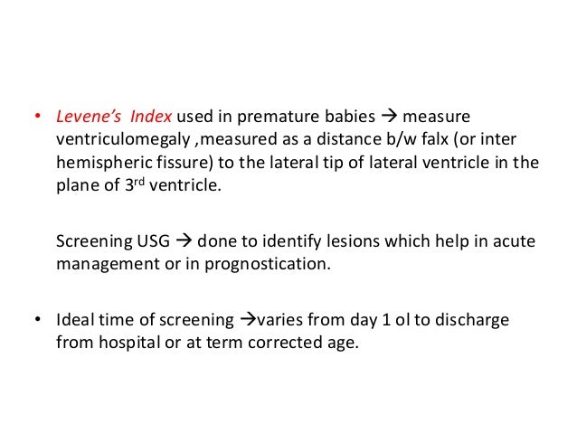 CRANIAL ULTRASONOGRAPHY IN NEWBORN