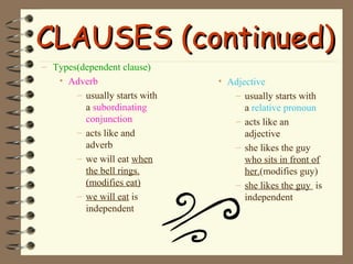 Clauses | PPT