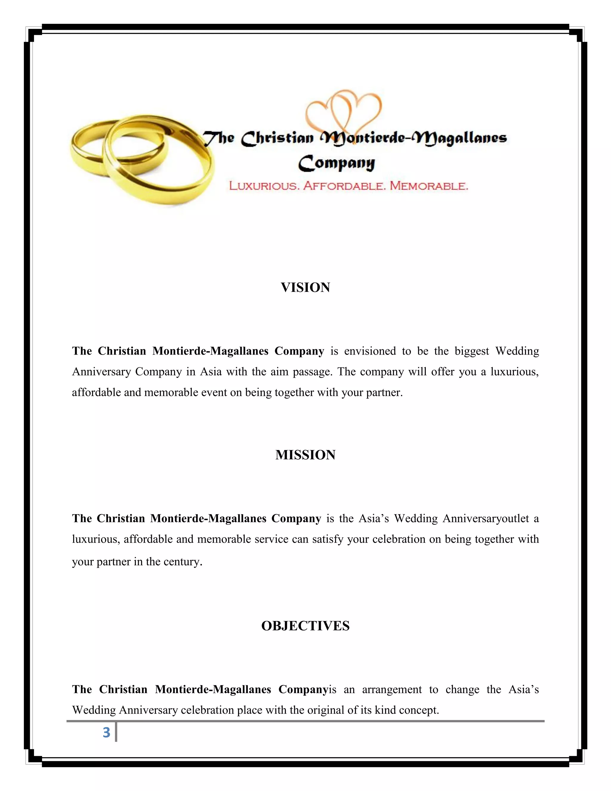 An Event Proposal: Wedding Anniversary Proposal | PDF