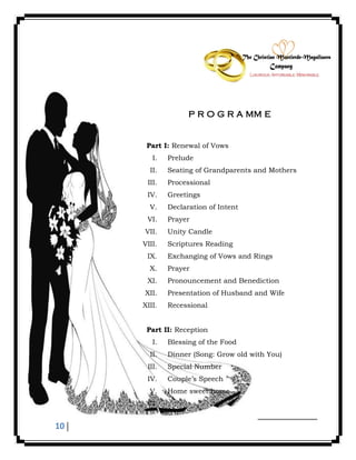 An Event Proposal: Wedding Anniversary Proposal | PDF