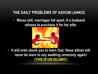 Wedding excesses by malama huda hassan gwarzo | PPT