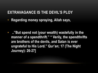 Wedding excesses by malama huda hassan gwarzo | PPT