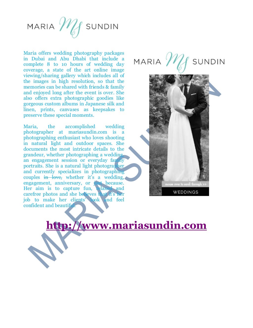 Capture the Special Moments of a Gorgeous wedding Day With Dubai ...