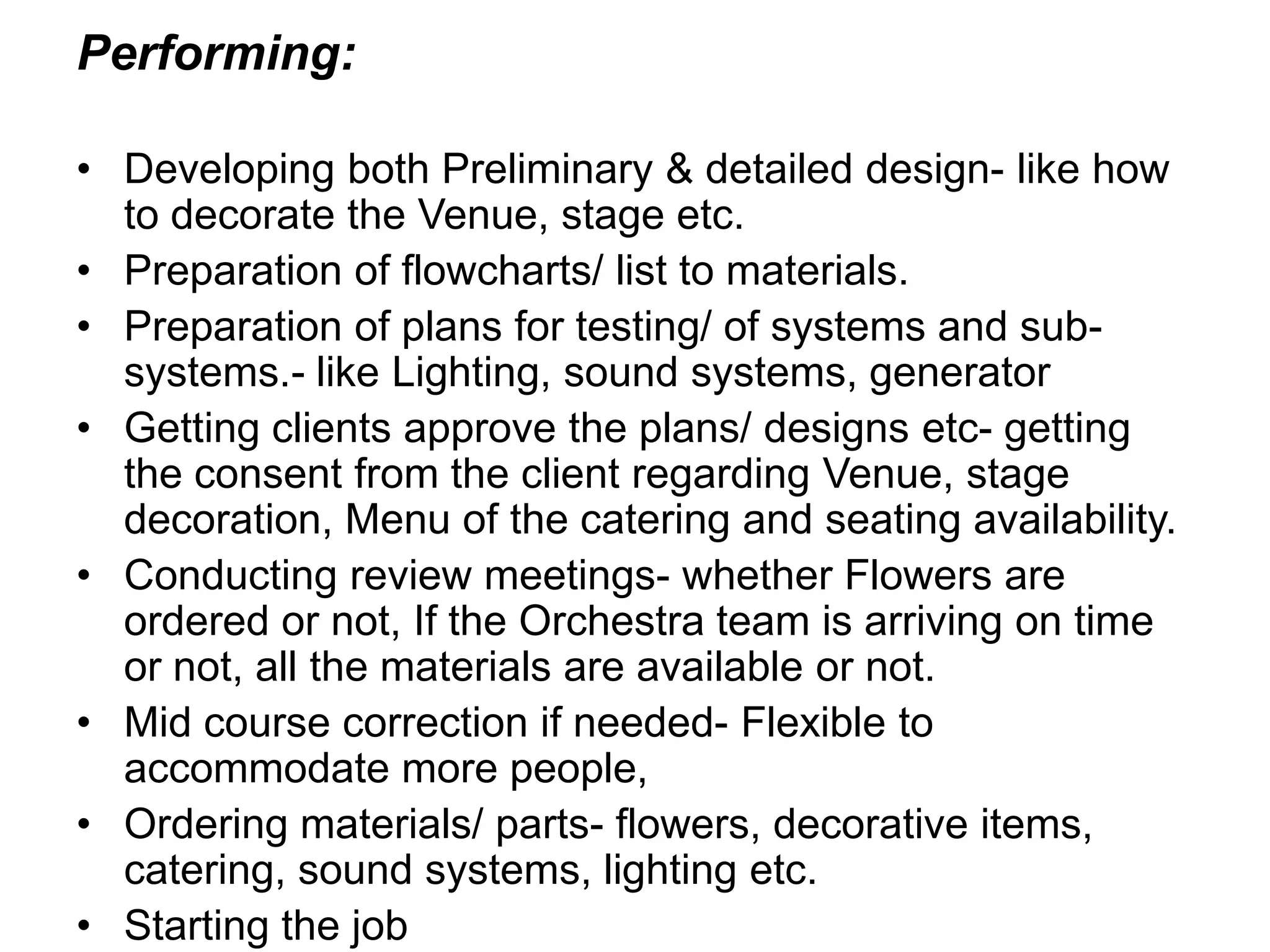 Wedding project management | PPTX