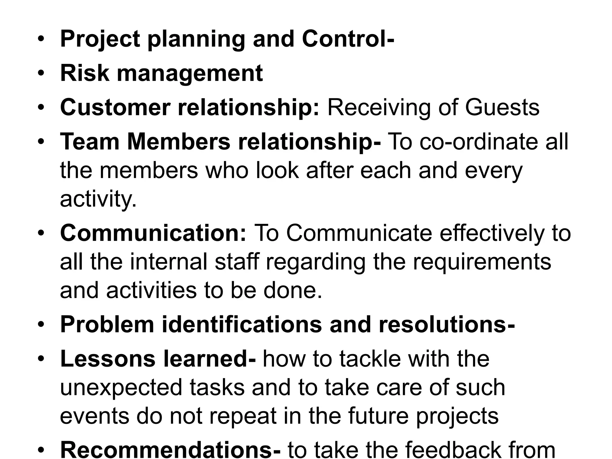 Wedding project management | PPTX