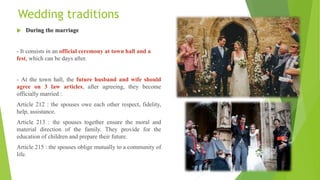 Weddings in France | PPTX