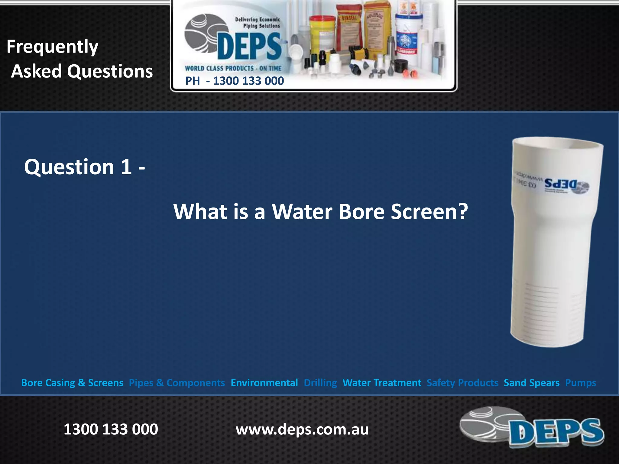 Wedge wire borescreens-faq | PPT