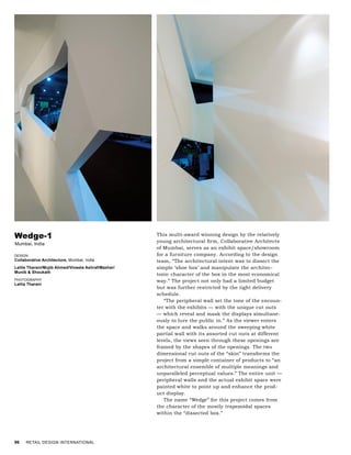 Wedge 1 Retail Design 2011 | PDF