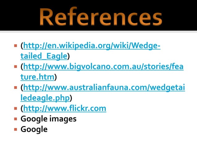 Wedge-tailed eagle | PPTX