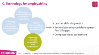 Making best use of technology for employability: the Jisc employability ...