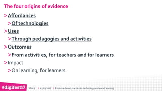 Evidence-based practice in technology-enhanced learning | PPTX