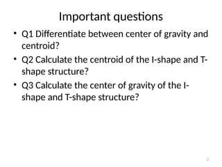 Differentiate between center of gravityt | PPTX