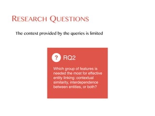 Entity Linking in Queries: Efficiency vs. Effectiveness | PPT