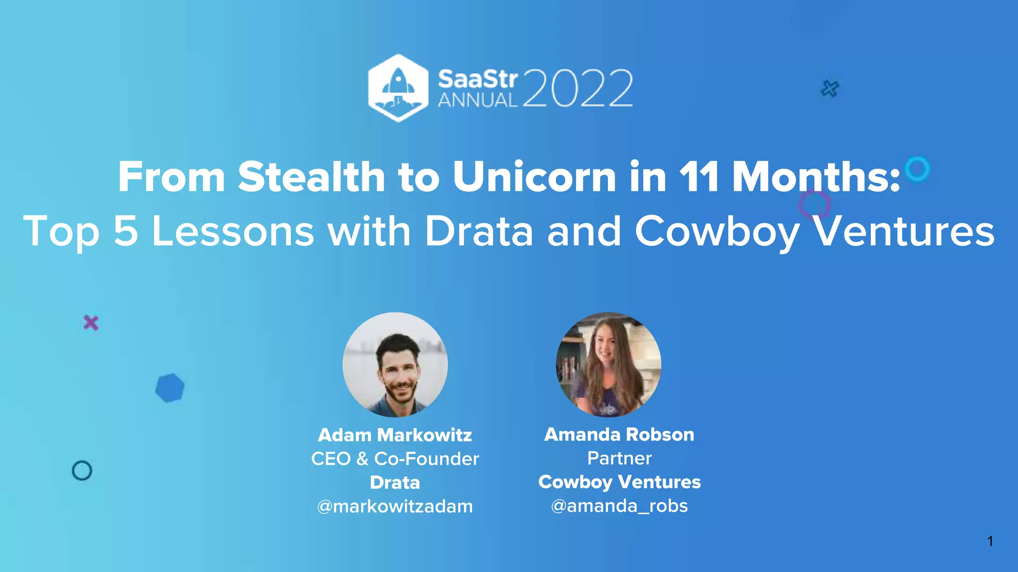 From Stealth to Unicorn in 11 Months: Top 5 Lessons Learned with Drata and Cowboy Ventures | PPT