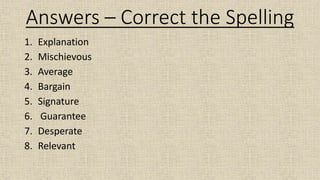 Wednesday 8th July 2020 | PPTX | Games and Puzzles | Hobbies & Interests