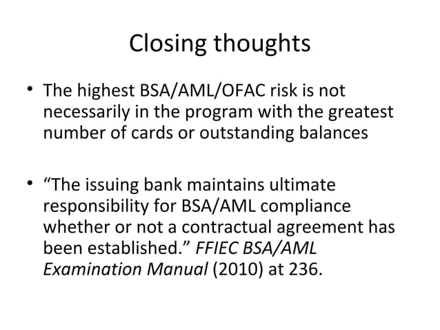 Aml Prepaid Cards – Hot Topics | PPT