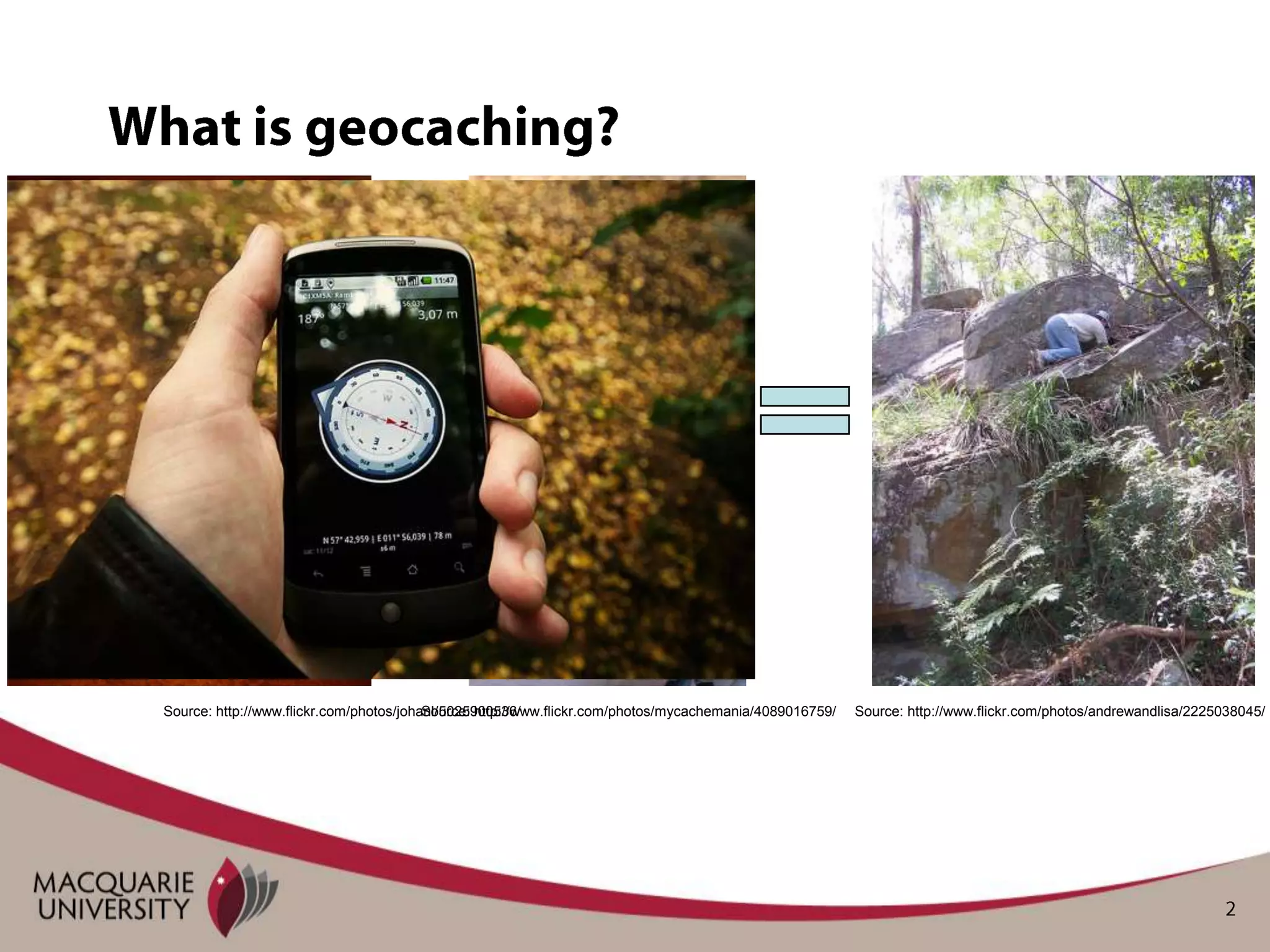 Hide and seek in the library: Geocaching as an educational and outreach tool | PPTX