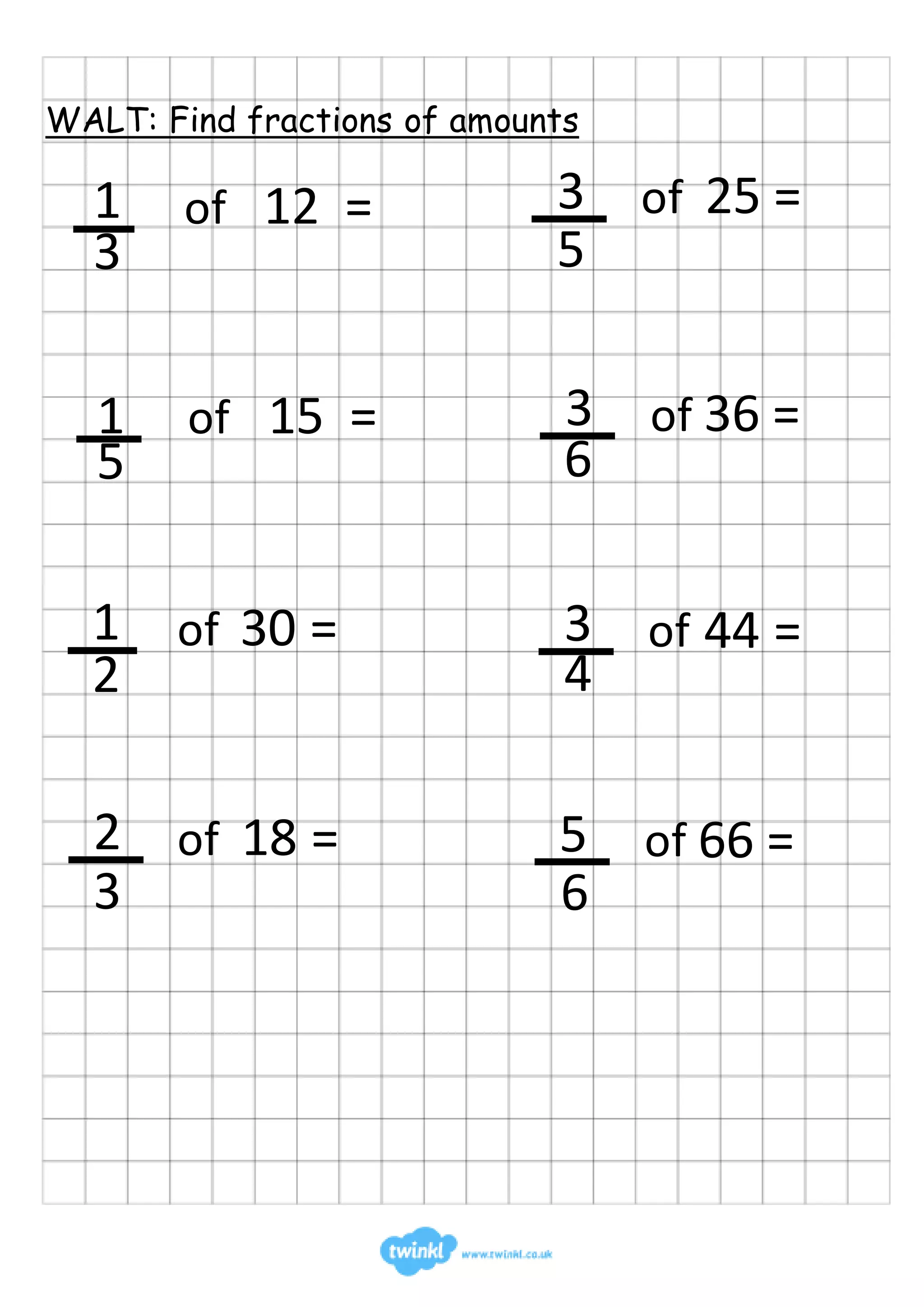 Wednesday fractions of amounts | PDF
