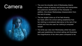 wednesday netflix tv show research powerpoint | PPTX