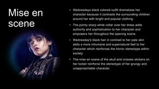 wednesday netflix tv show research powerpoint | PPTX