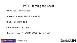 Wifi – taming the beast | PPT