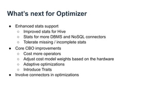 Presto: Optimizing Performance of SQL-on-Anything Engine | PDF