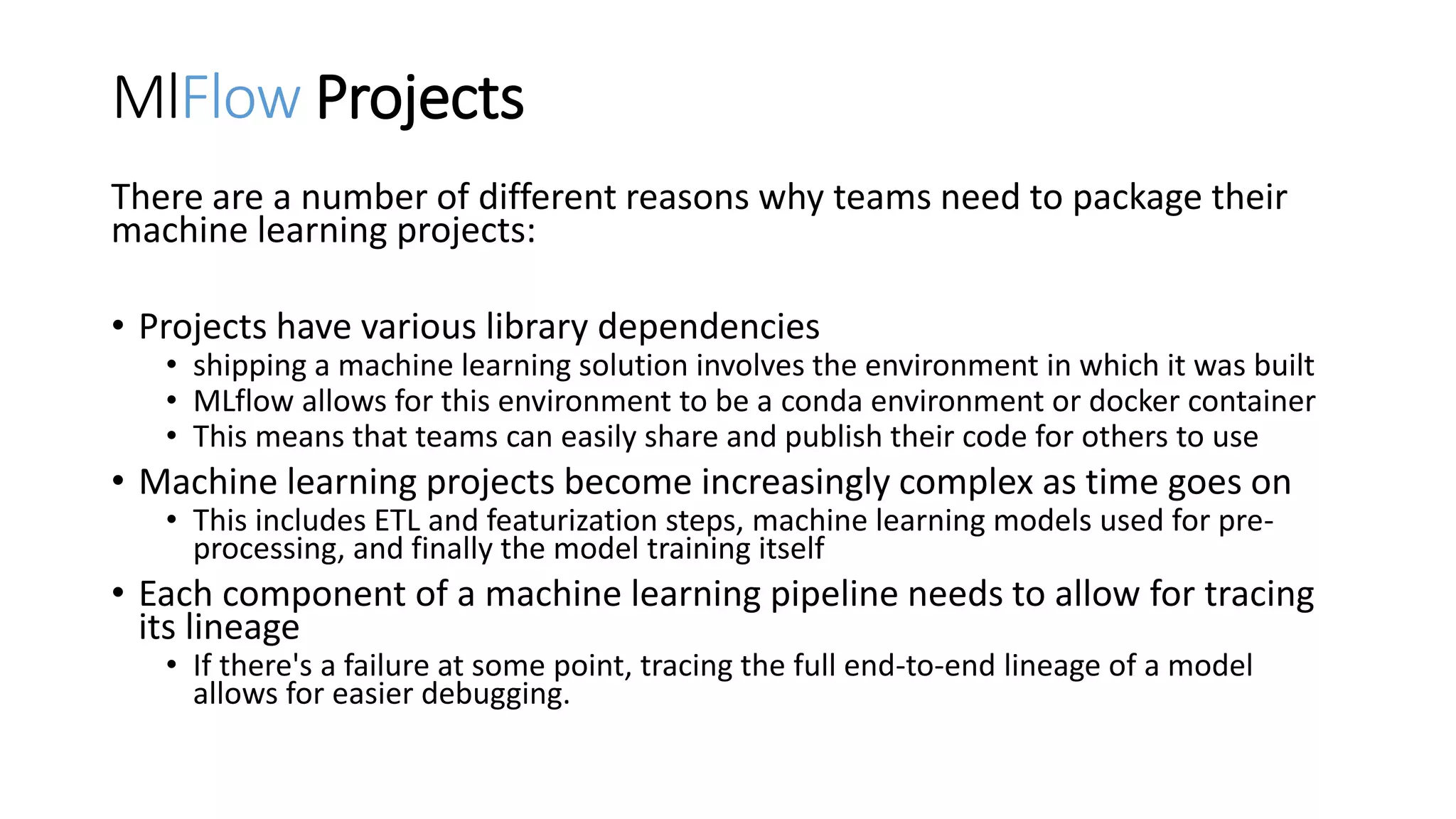 Introducing MlFlow: An Open Source Platform for the Machine Learning Lifecycle for On-Prem or in ...