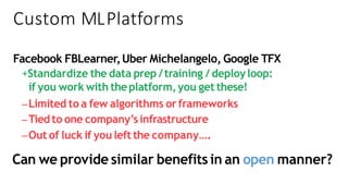 Introducing MlFlow: An Open Source Platform for the Machine Learning ...