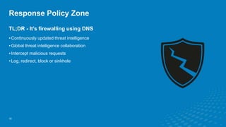 Building RPZ into the Janet Network resolver service | PPTX