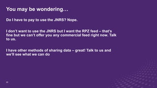 Building RPZ into the Janet Network resolver service | PPTX